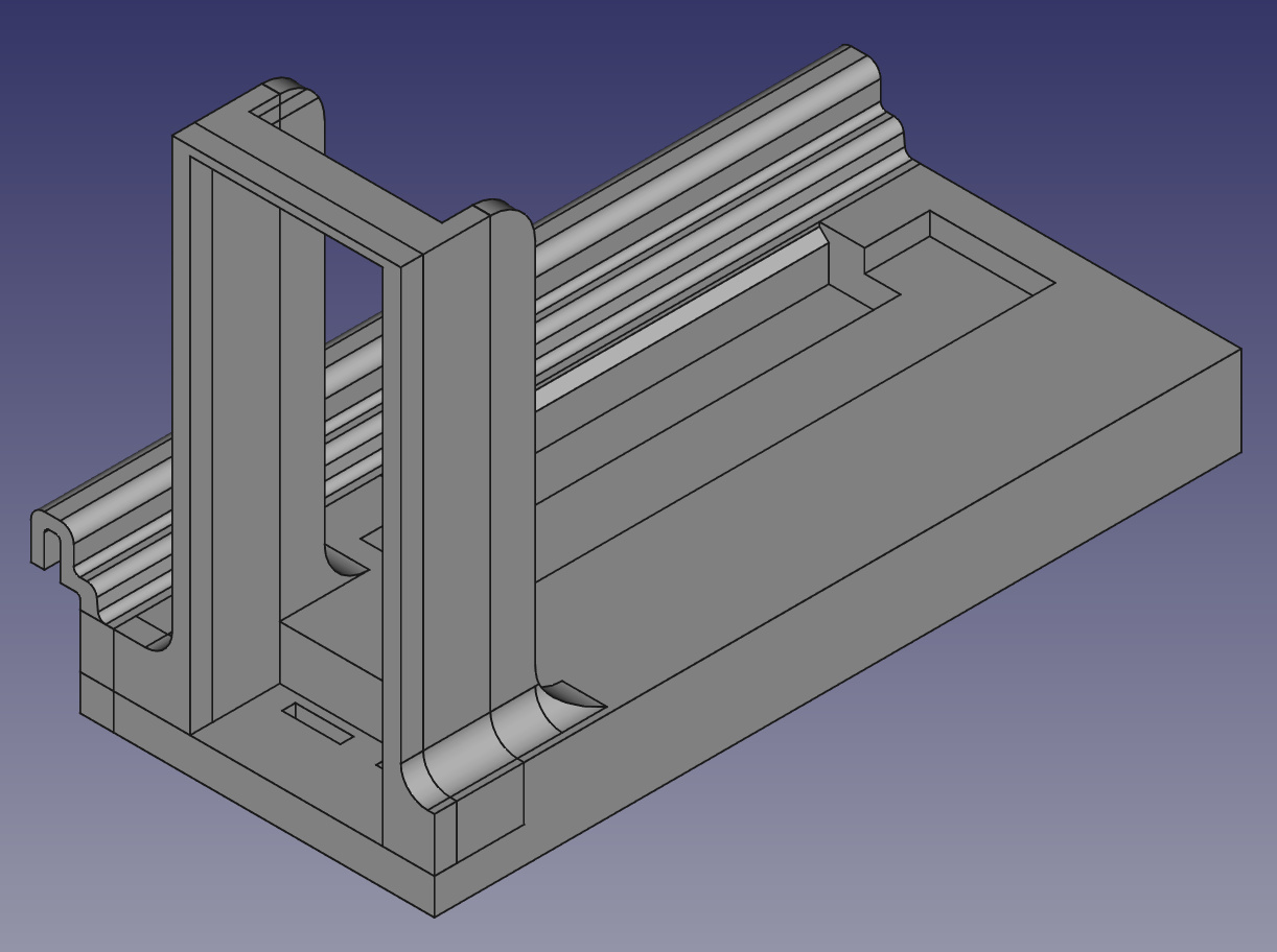 A video card wouldn't fit in a PC case, so I designed this ... : r/FreeCAD